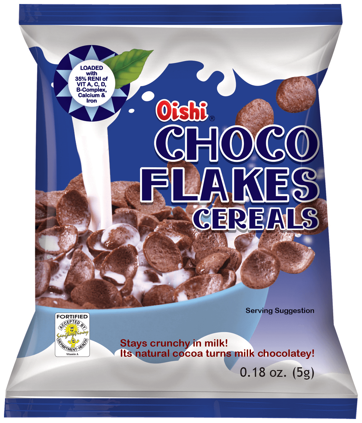 Glazed Choco Flakes (5g) XB - Oishi